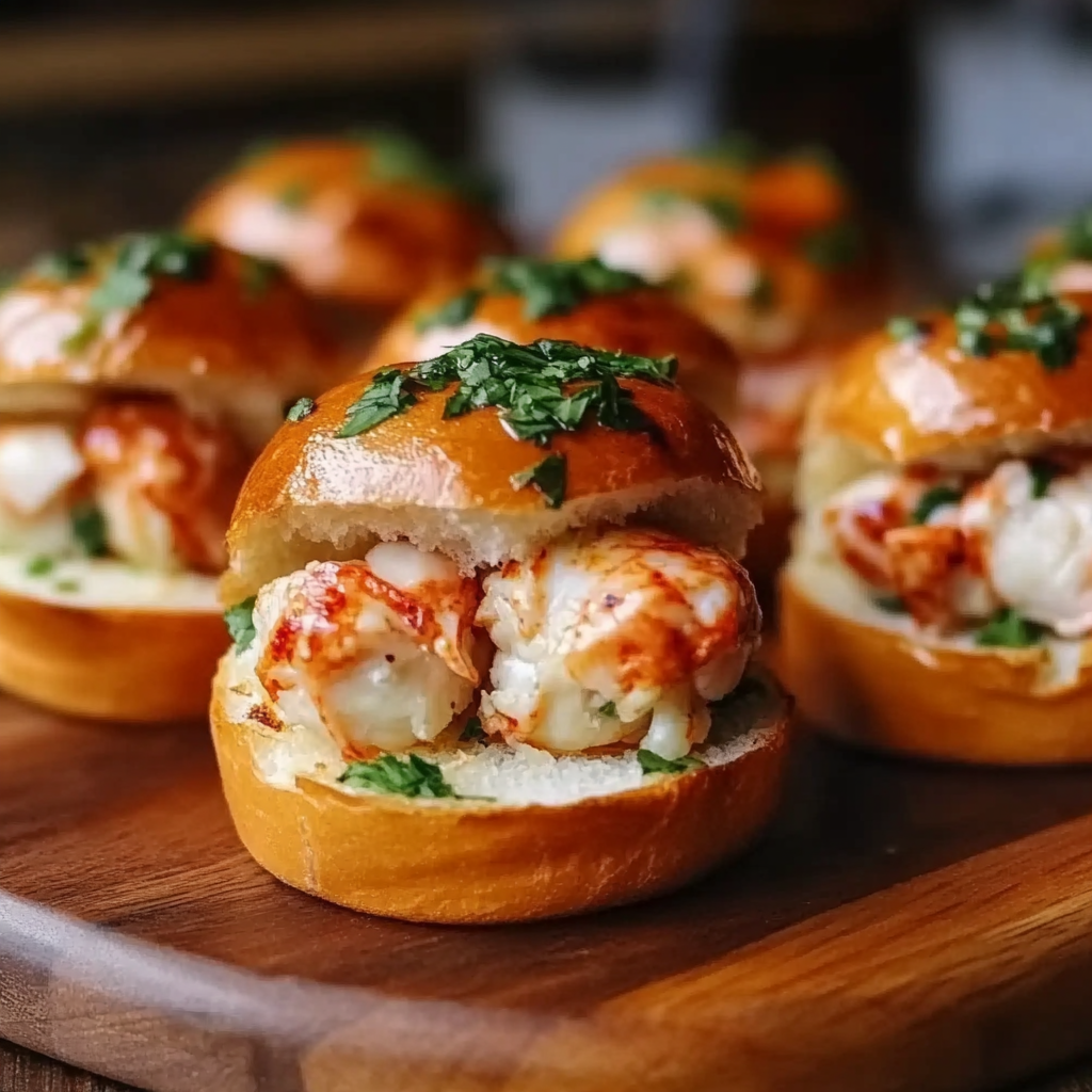 Sheet-Pan Lobster Roll Sliders