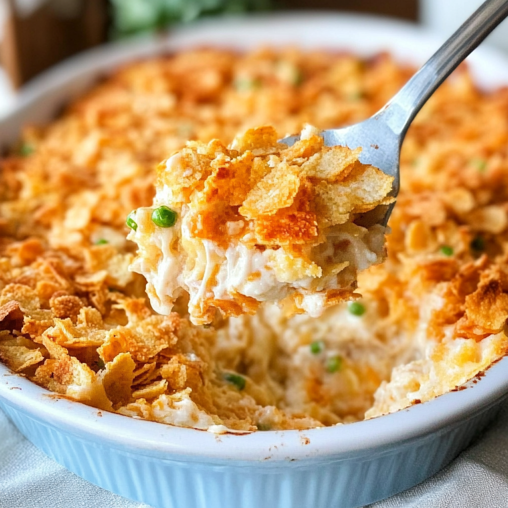 Amazing Chicken Casserole with Ritz Crackers Delight