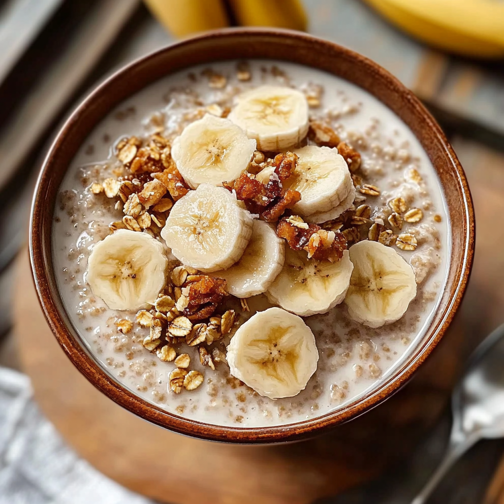 Amazing 5-Ingredient Banana Bread Overnight Oats Recipe